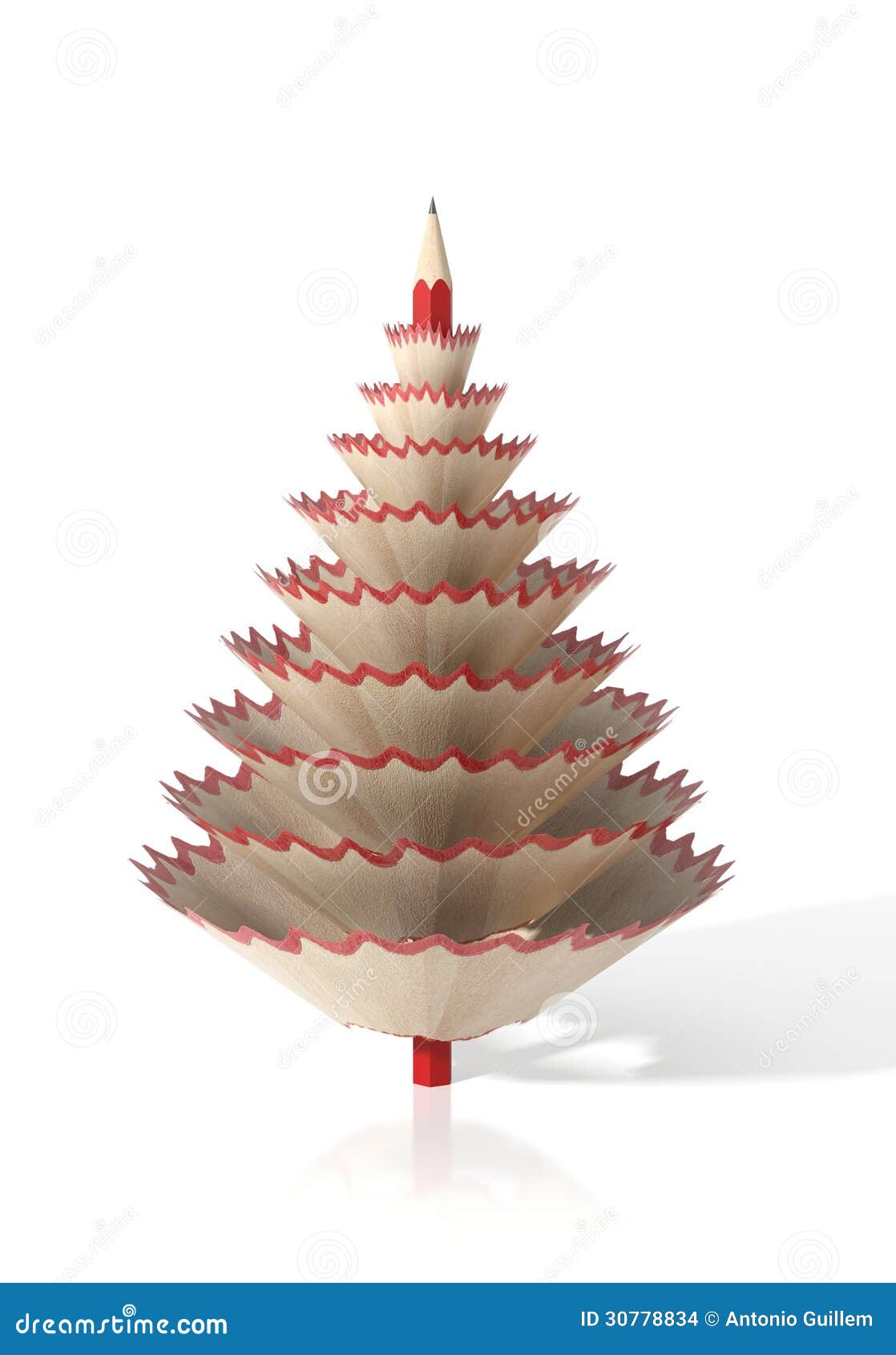 Tree Made Of Pink Marshmallow. Colorful Cartoon Vector Illustration ...