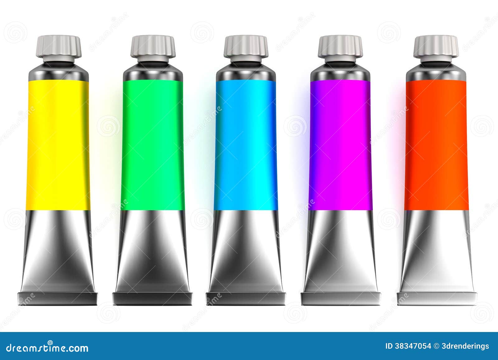 Render of tubes set stock illustration. Illustration of collection ...