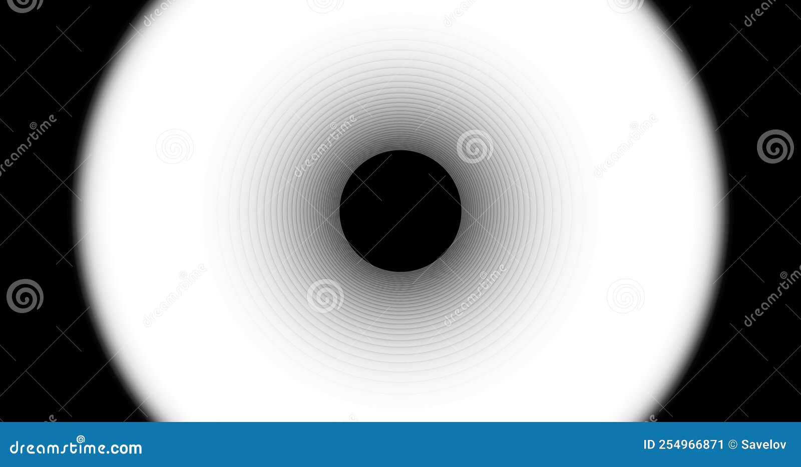 Render with White Discs on Black Background Stock Illustration ...