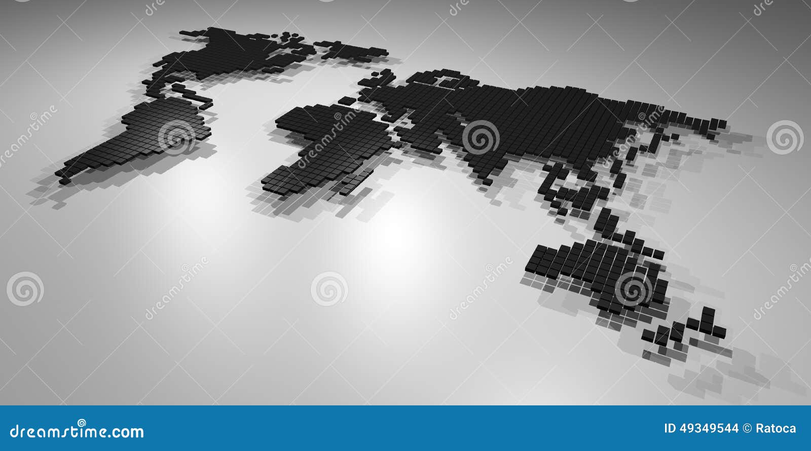 Render world map stock illustration. Illustration of space - 49349544