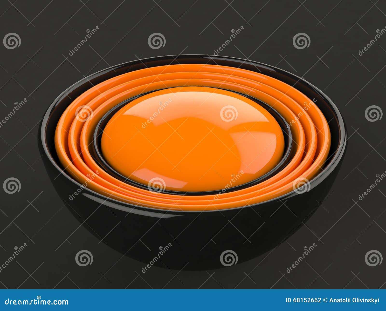 Rendered Abstract Isolated Object Stock Illustration - Illustration of ...