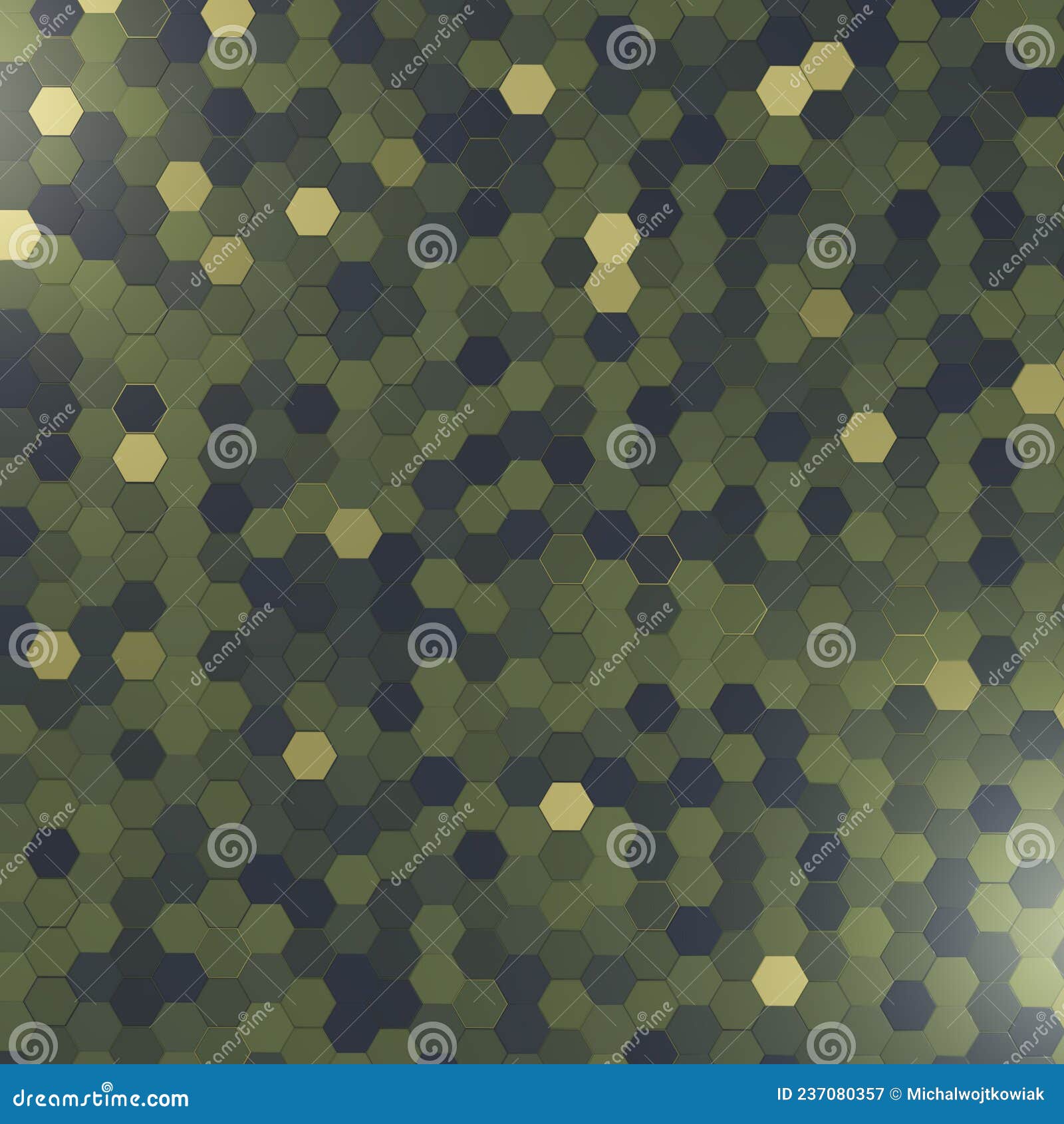 Background, Texture Made of Hexagonal Fields Stock Illustration ...