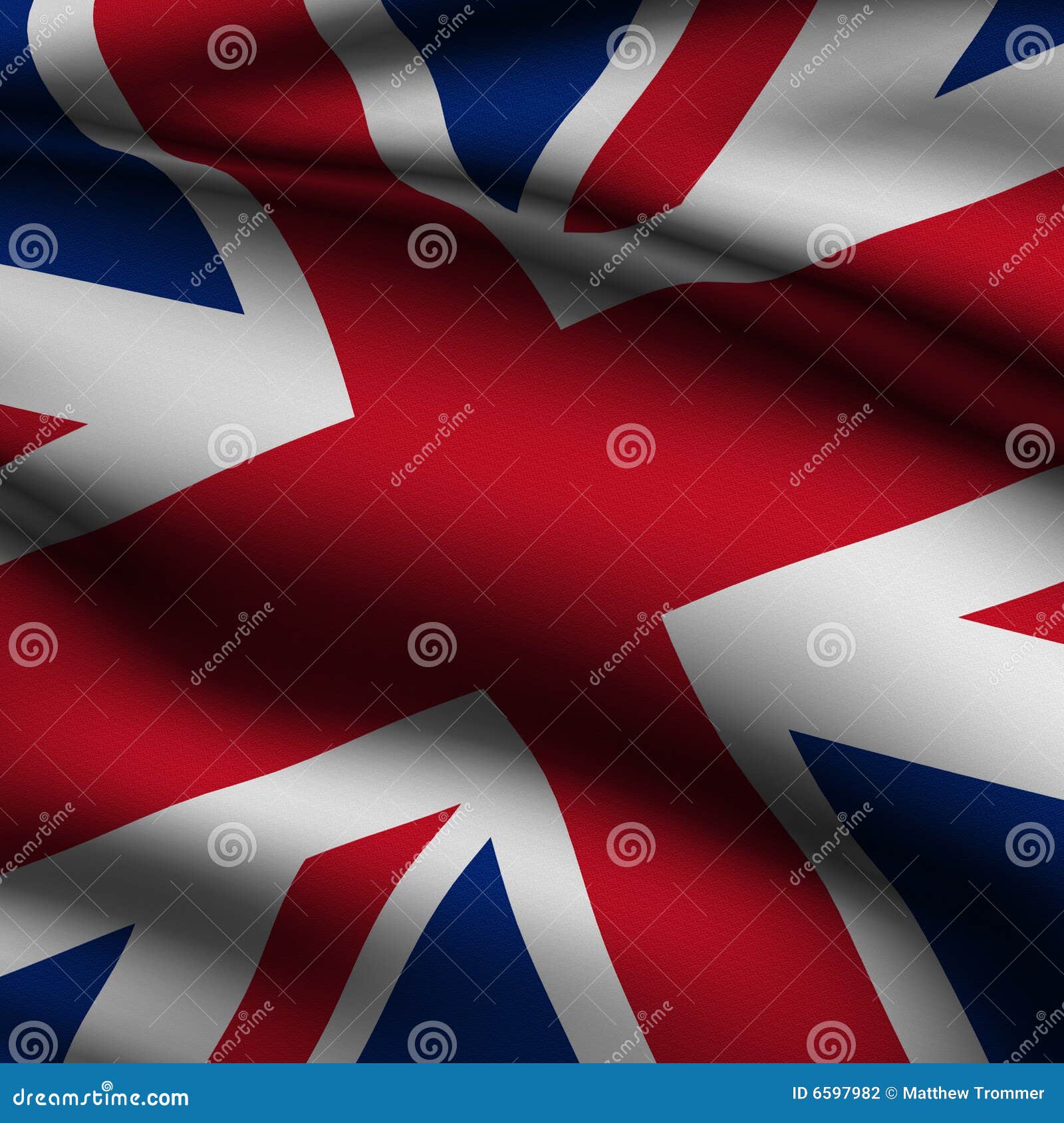 Rendered British Square Flag Royalty-Free Stock Image | CartoonDealer ...