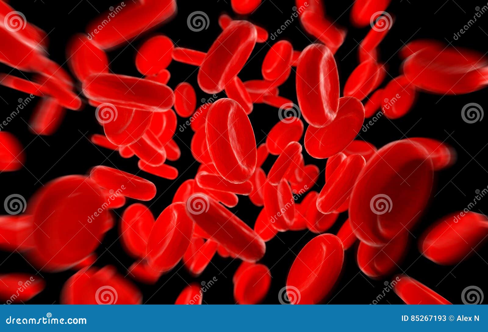 Illustration Of Blood Red And Green Long Dots Pointillism Background ...