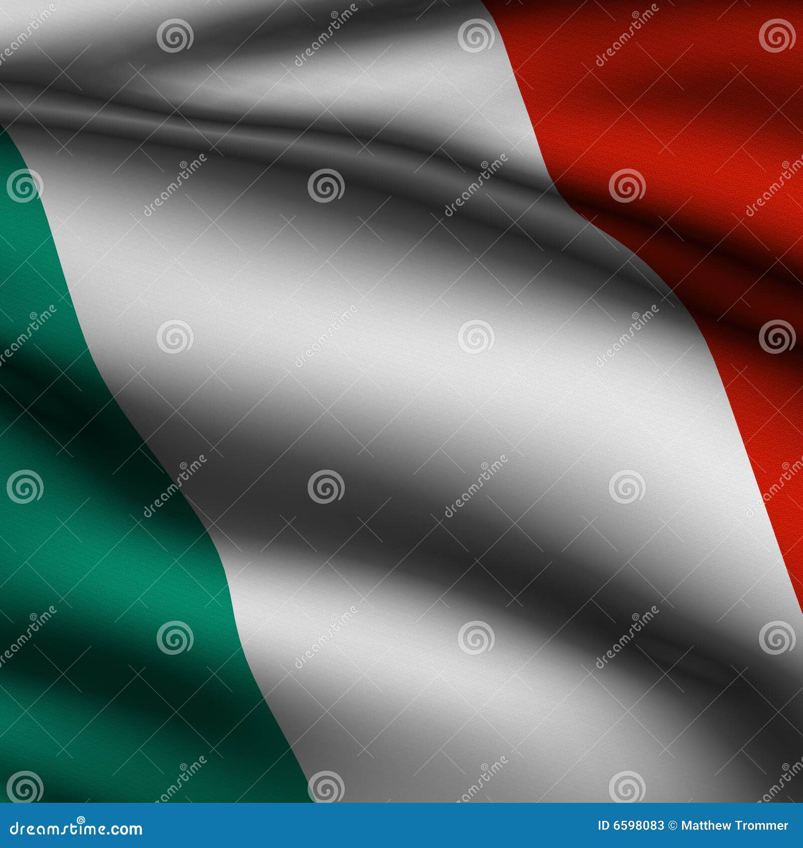 Rendered Italian Square Flag Stock Illustration - Illustration of ...