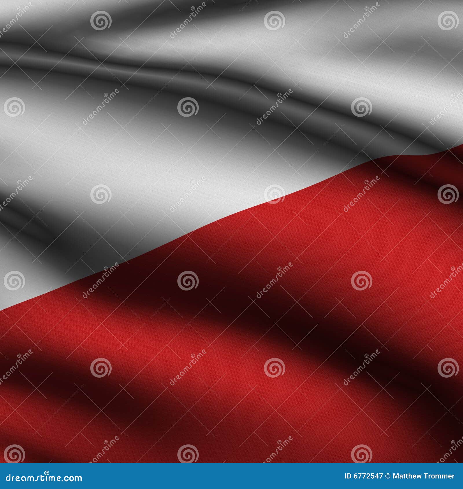 Rendered Polish Square Flag Stock Illustration - Illustration of polish ...