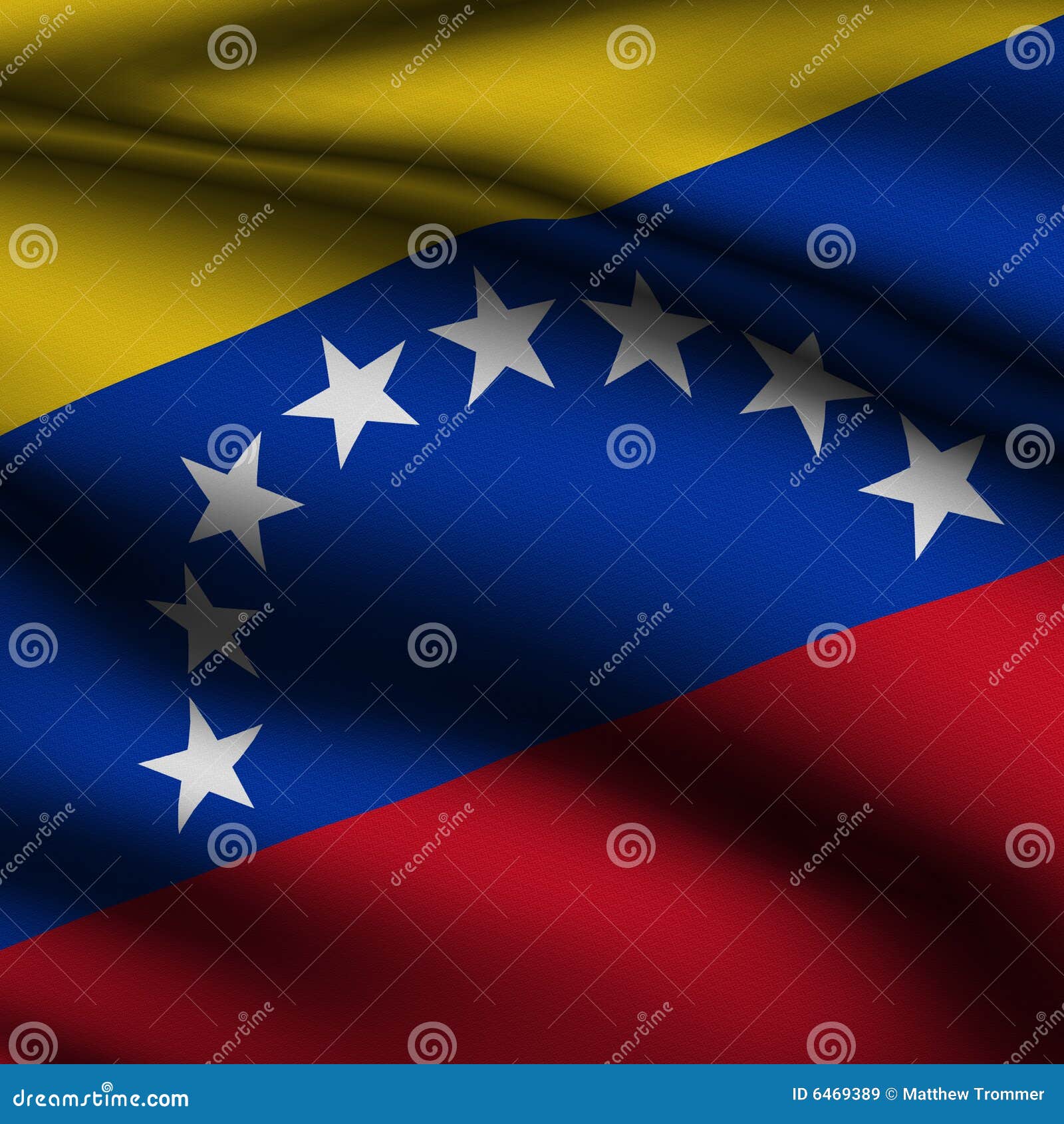 Rendered Venezuelan Square Flag Stock Illustration - Illustration of ...