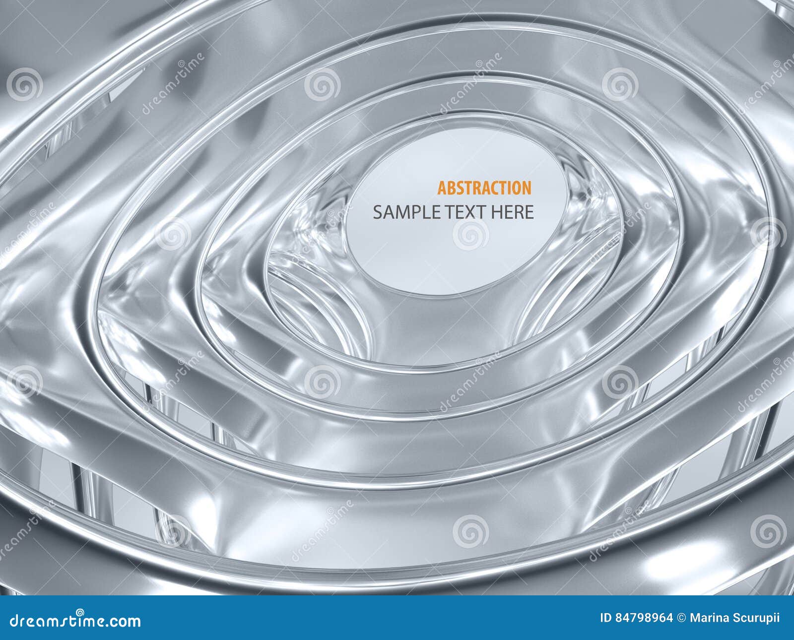 Rendering Abstract Bionic Structure Stock Illustration - Illustration ...