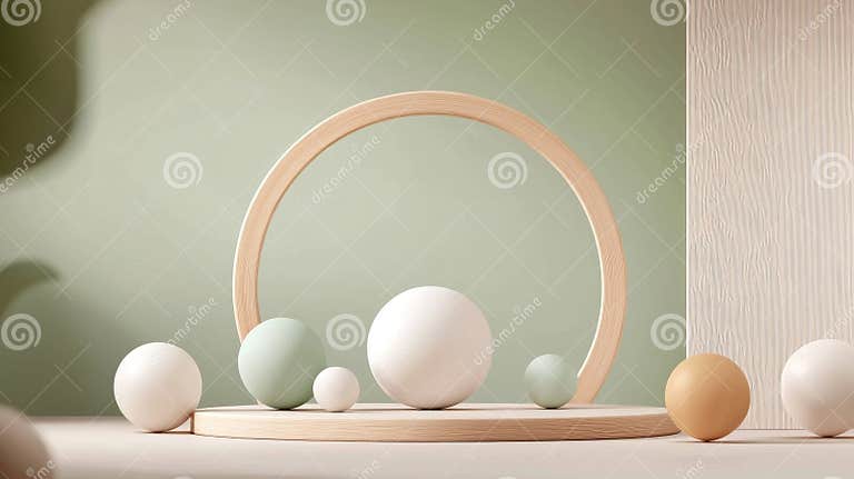 Rendering of an Abstract Geometric Shape Group on a White Background in ...