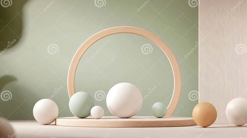 Rendering of an Abstract Geometric Shape Group on a White Background in ...