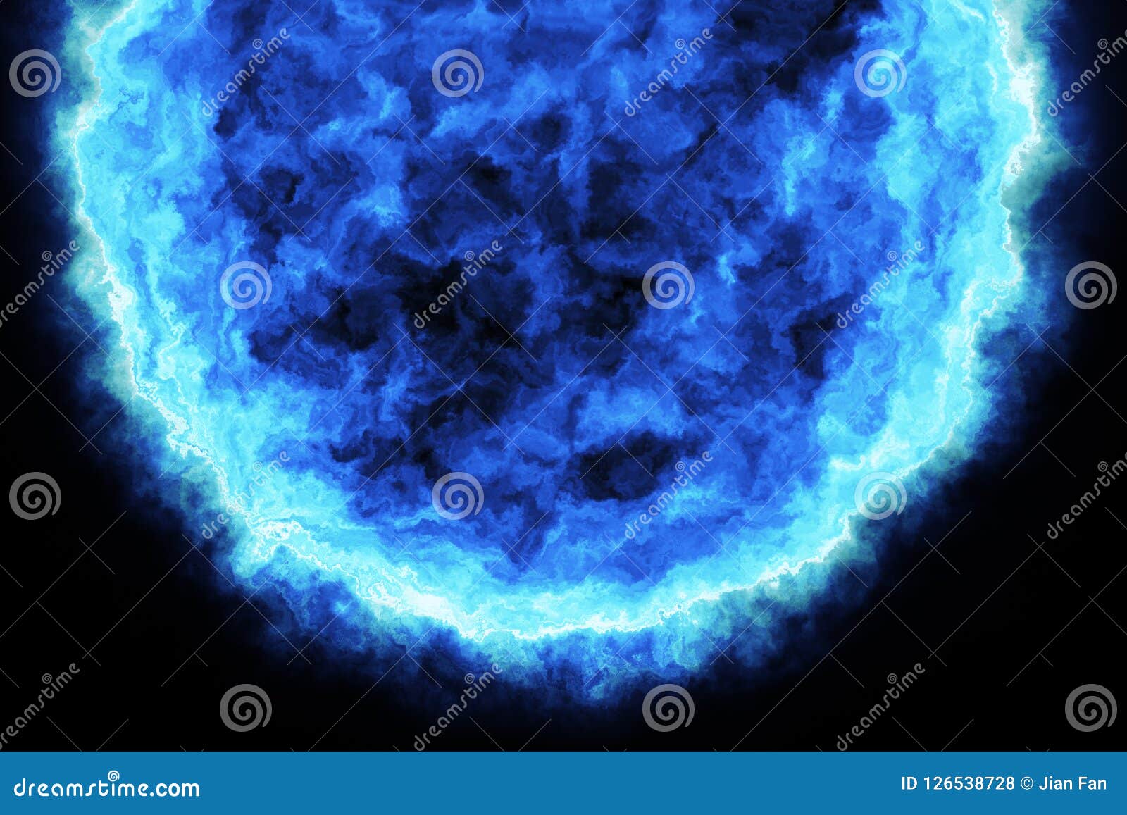 3d Rendering, Fireball, Flaming Fire Stock Illustration - Illustration ...