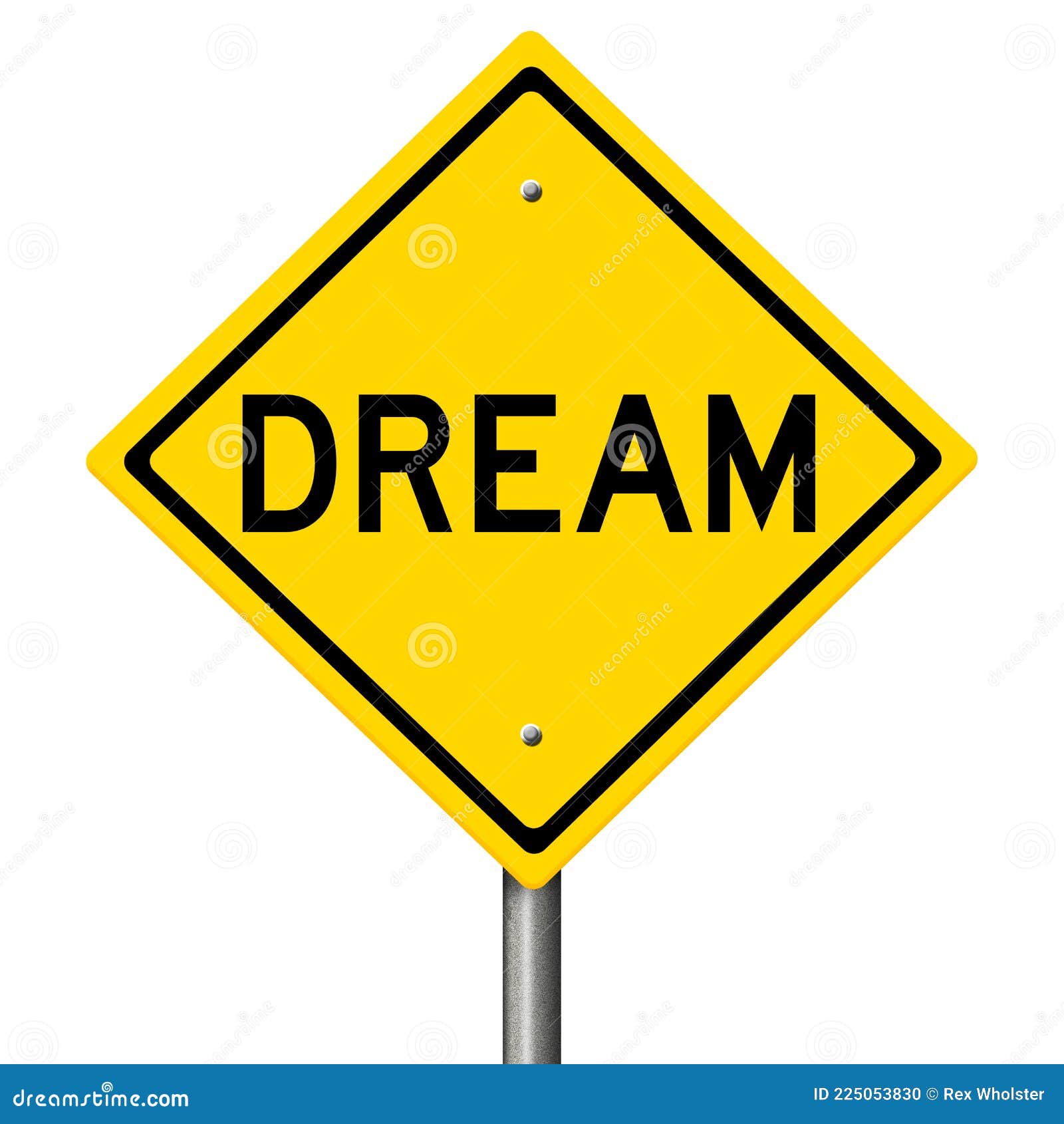 Yellow highway sign stock illustration. Illustration of safety - 225053830