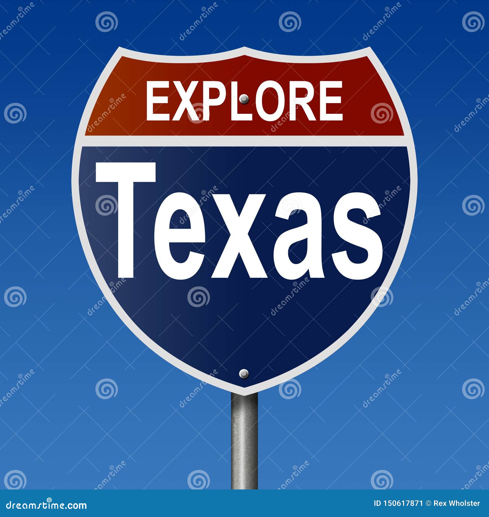 Explore Texas highway sign stock illustration. Illustration of dallas ...
