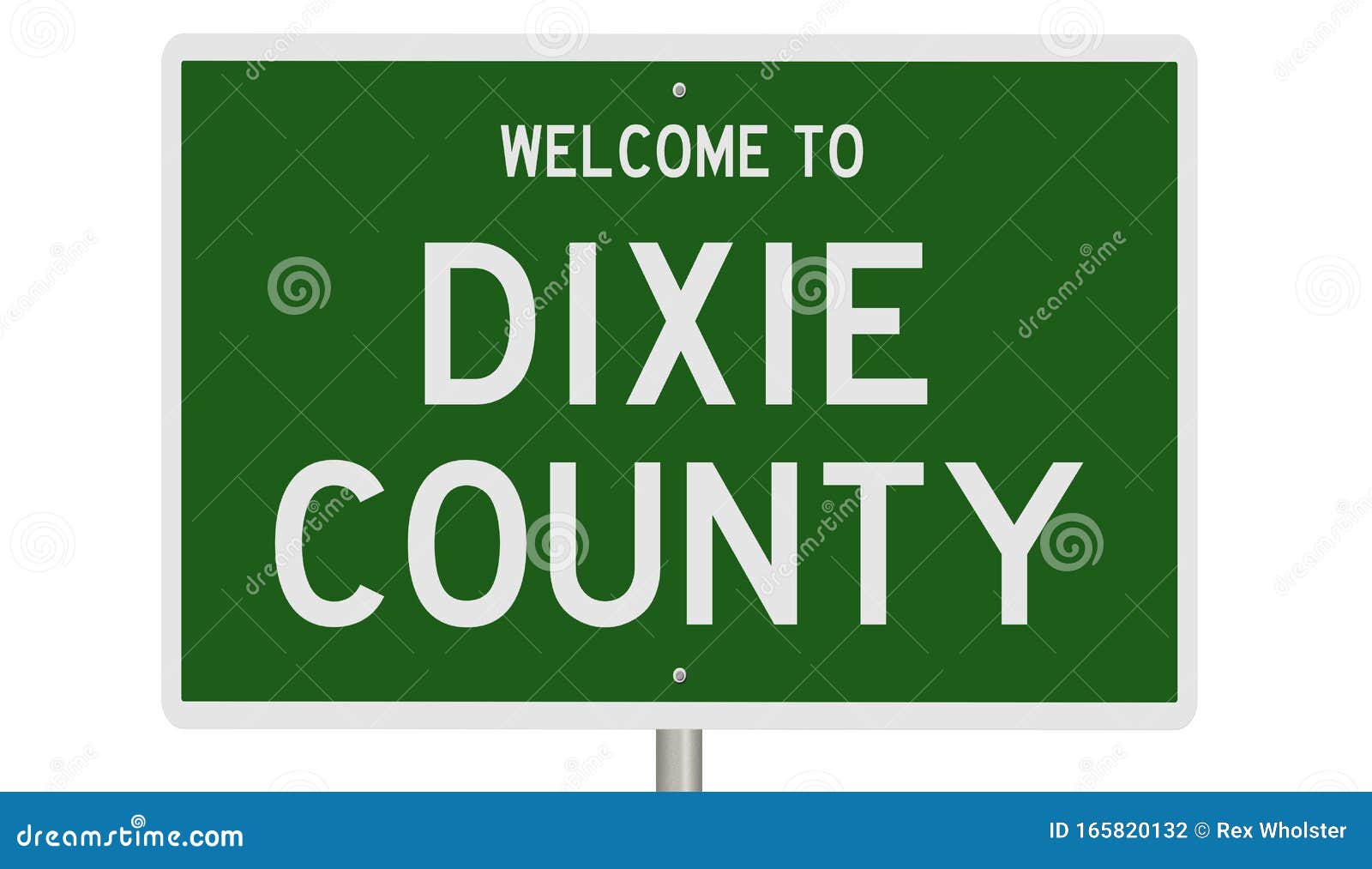 Road sign for Dixie County stock illustration. Illustration of graphic ...