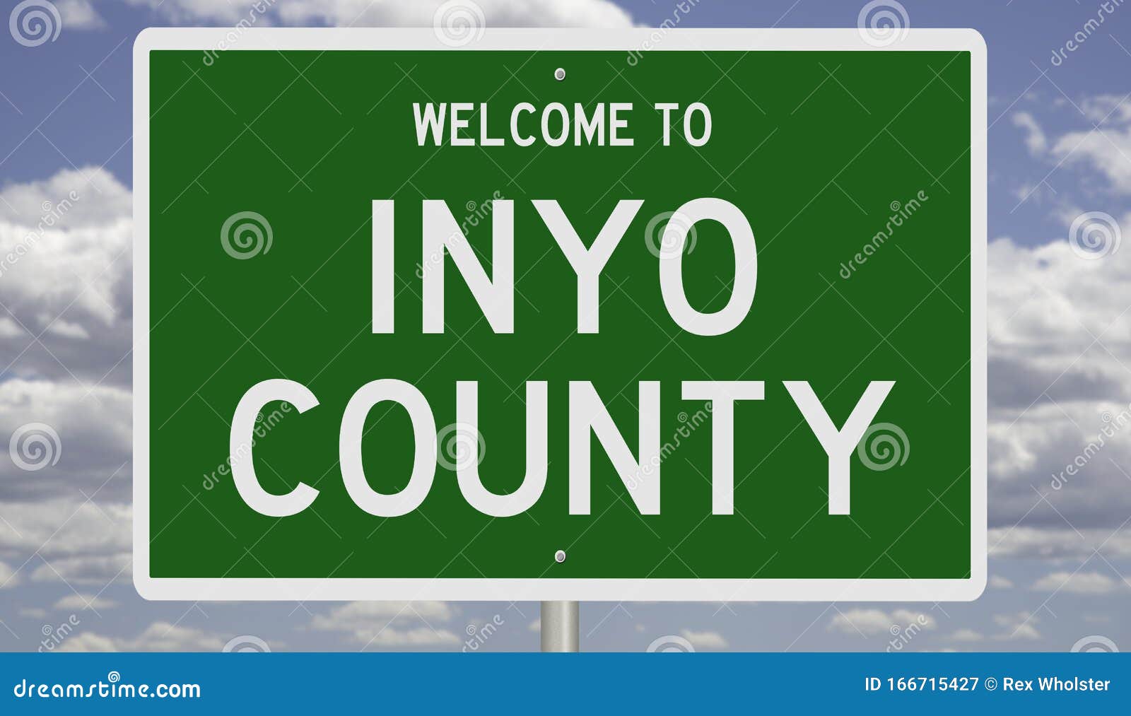 Road sign for Inyo County stock illustration. Illustration of inyo ...