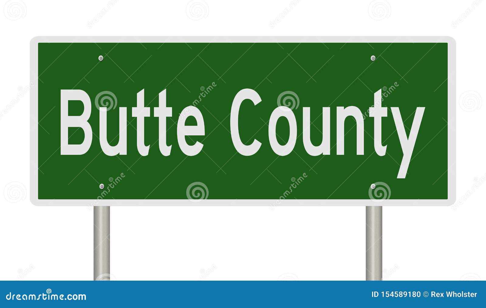 California - Butte County Map Vector Illustration | CartoonDealer.com ...