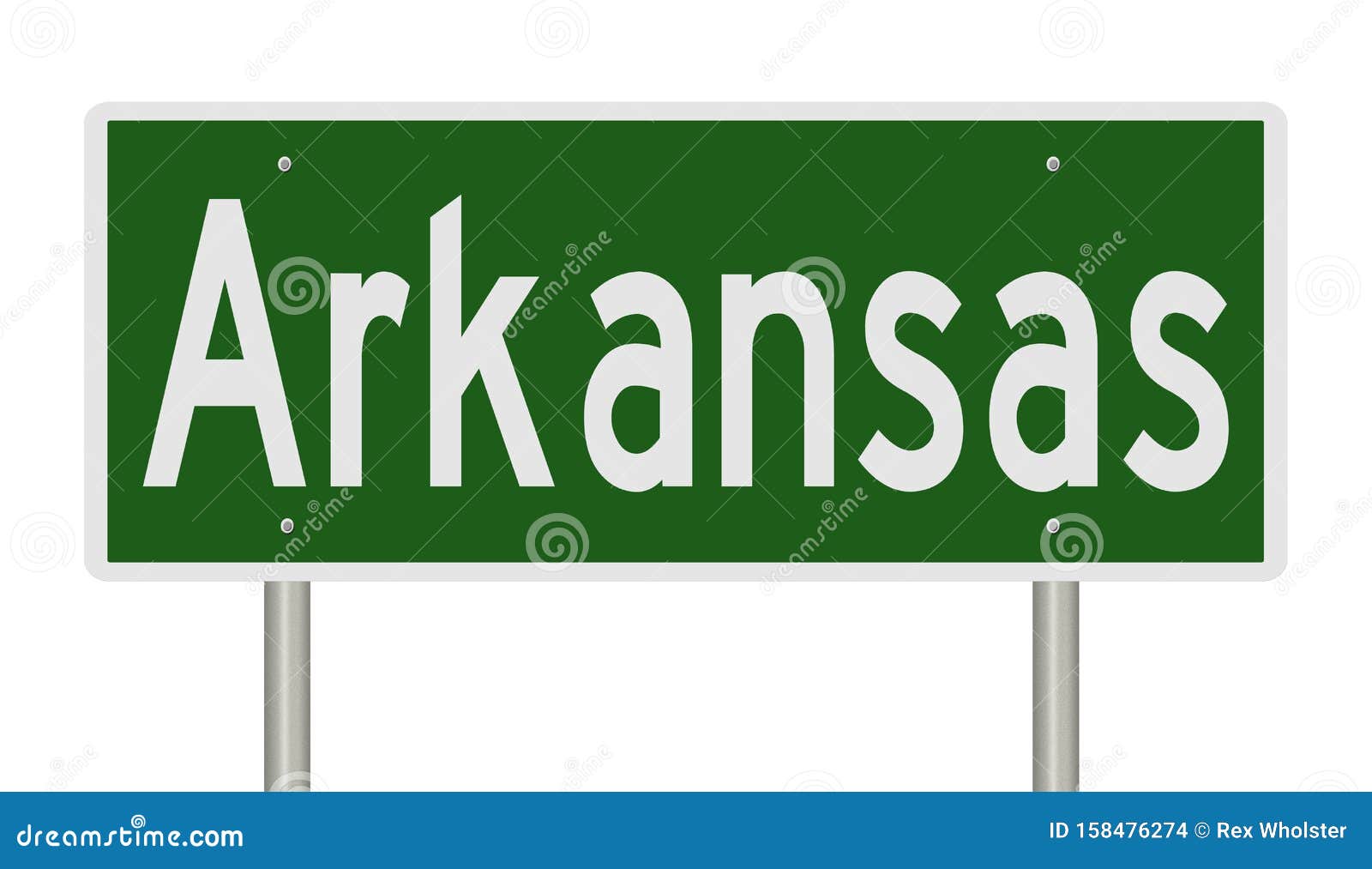 Highway sign for Arkansas stock illustration. Illustration of auto ...