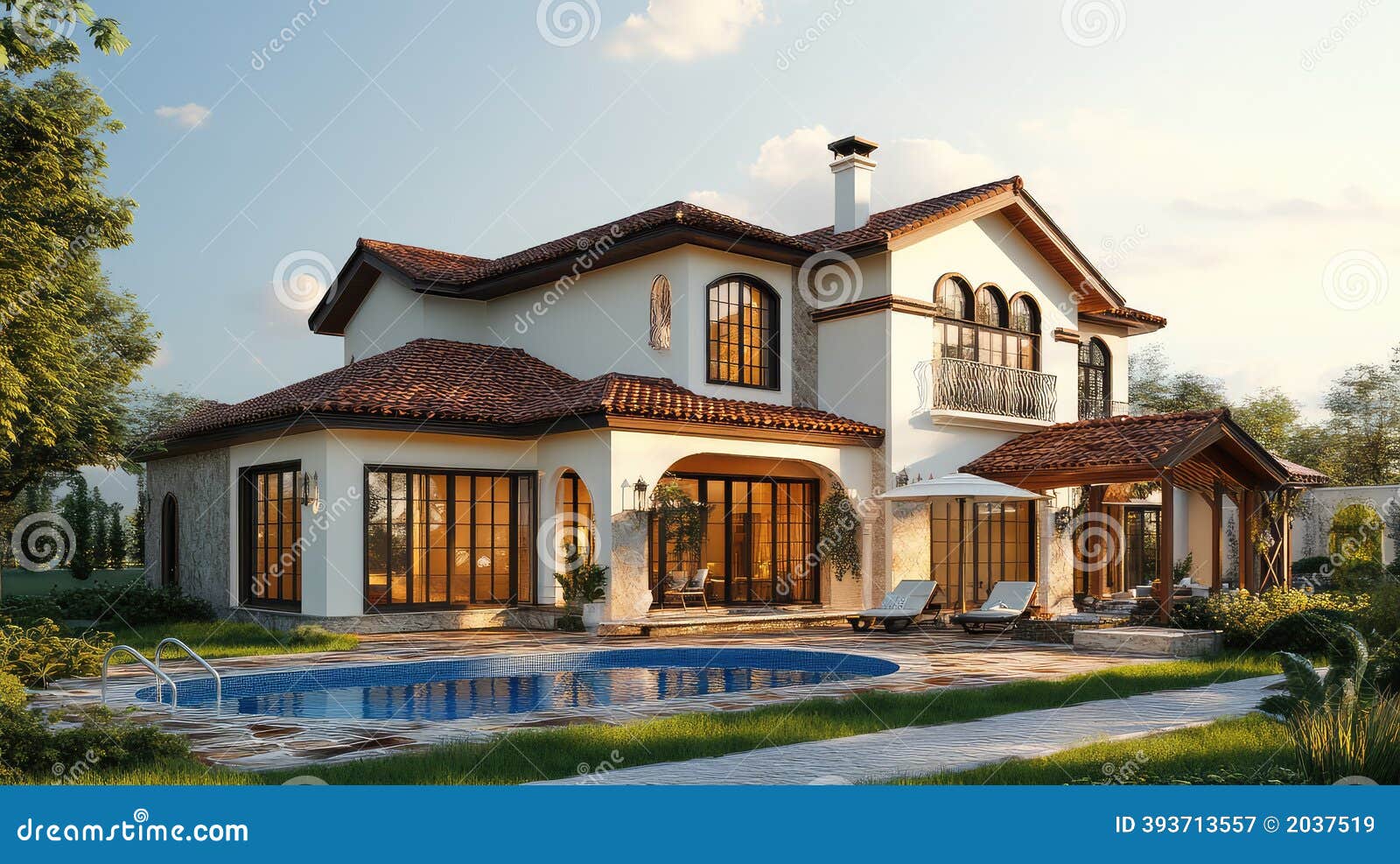 Cad 3d Rendering Of A A House Plan On The Computer, Mockup Of House ...