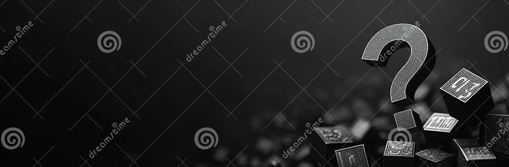 The Rendering of Infinity Cubes with Questions and Exclamation Marks in ...