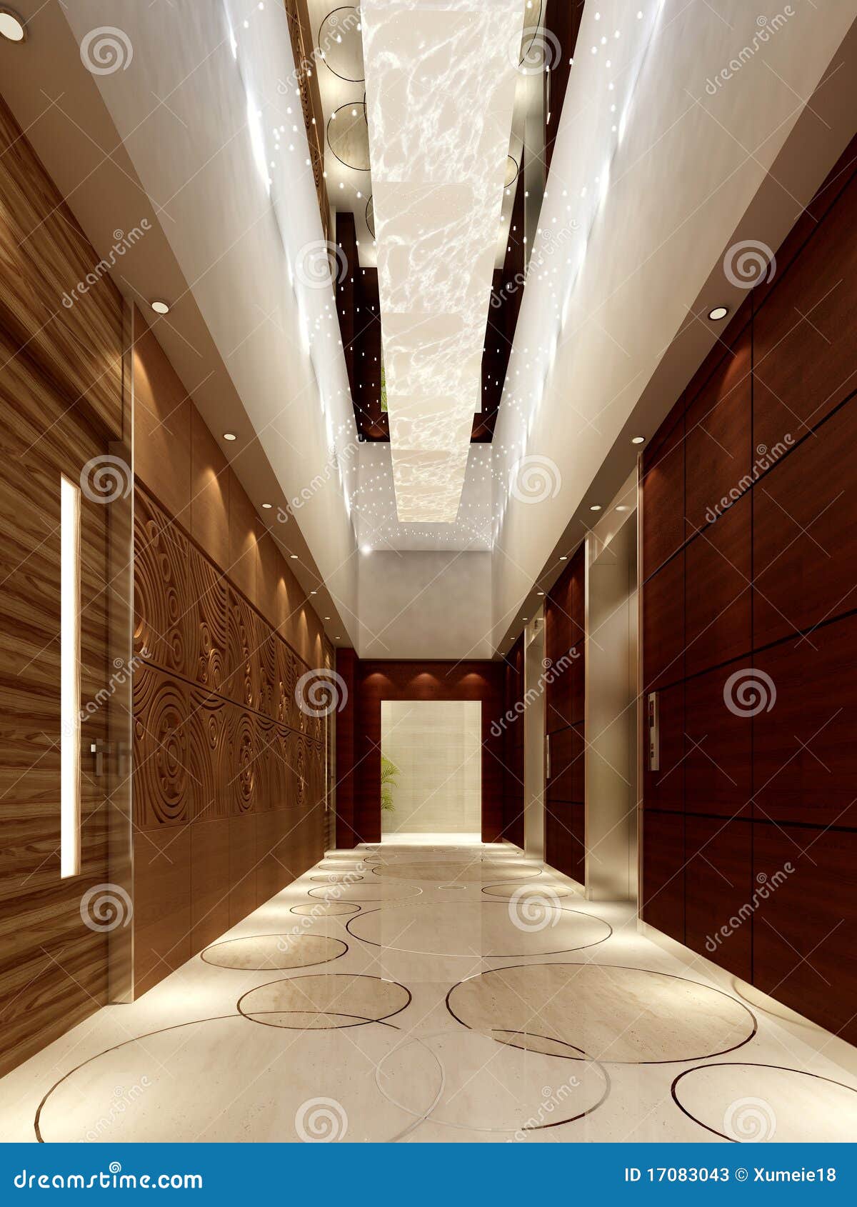 Modern Corridor Side Stock Photo | CartoonDealer.com #80555796