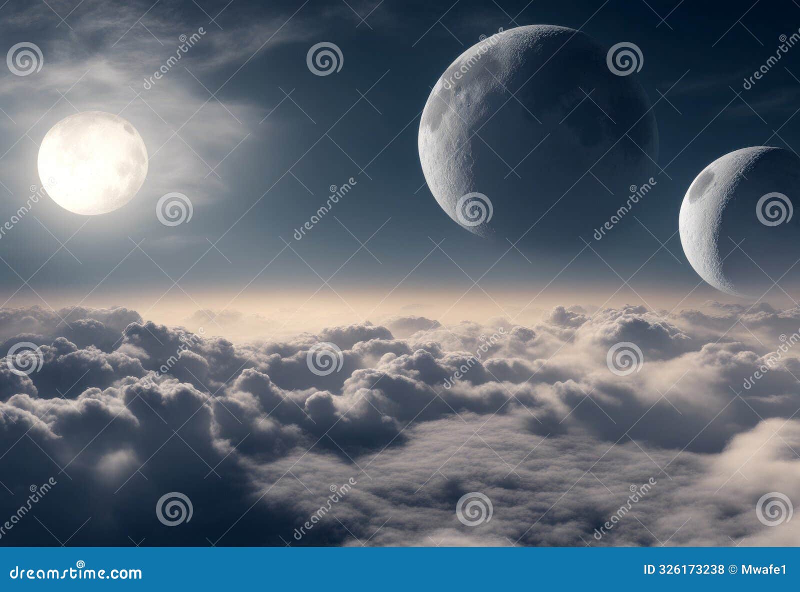 Rendering Projection Cloud Environment Dream Animation Moon 360 3d ...