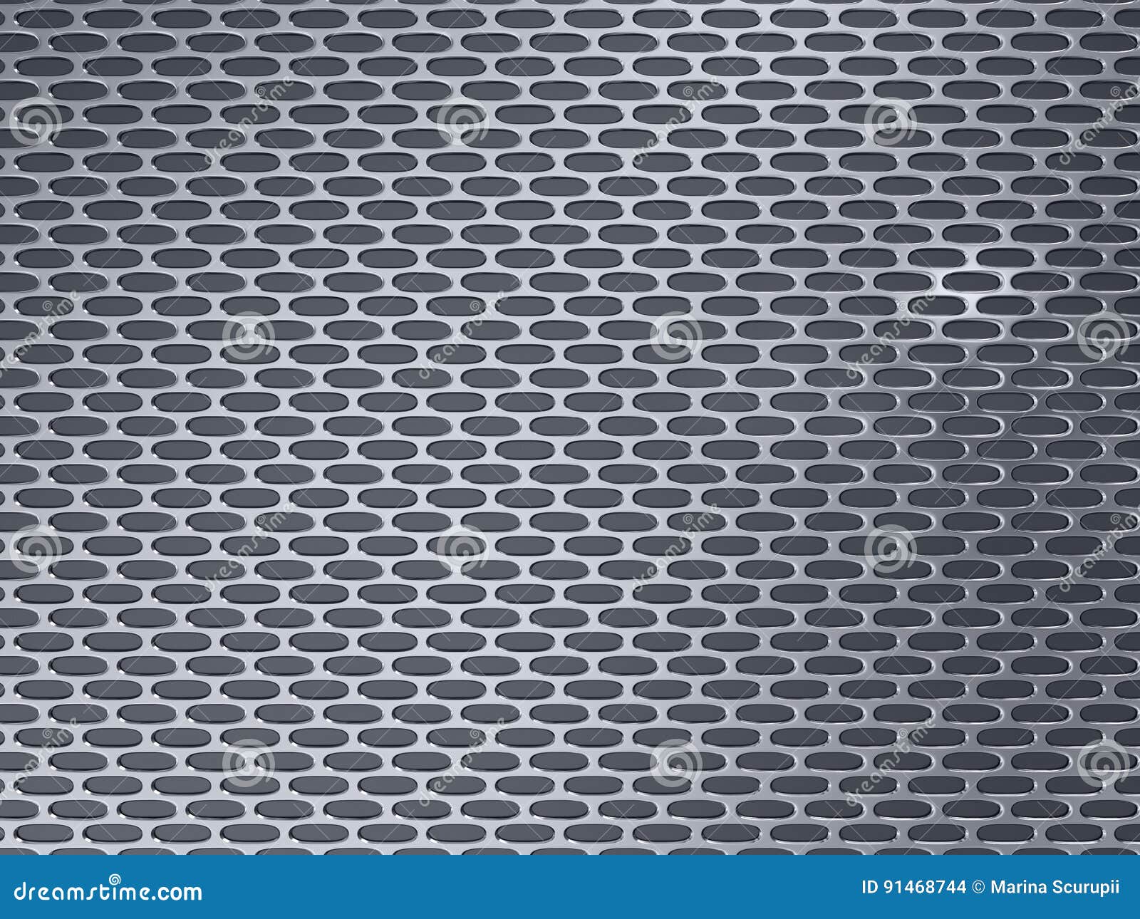 Rendering Silver Metallic Grid Background Stock Illustration ...