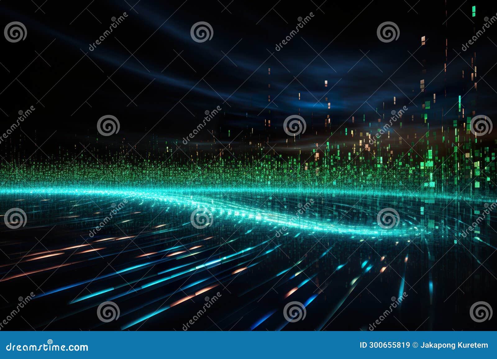 A Rendering Of A Technology Data Binary Code Network Background Stock Image Image Of Data