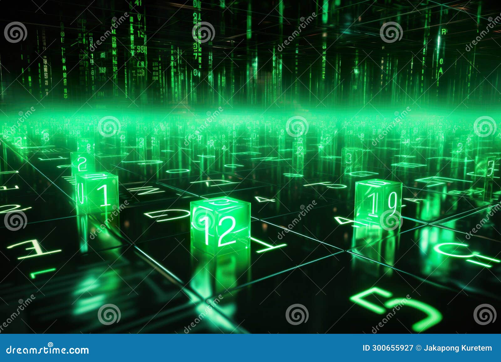A Rendering of a Technology Data Binary Code Network Background. Stock Image - Image of screen ...