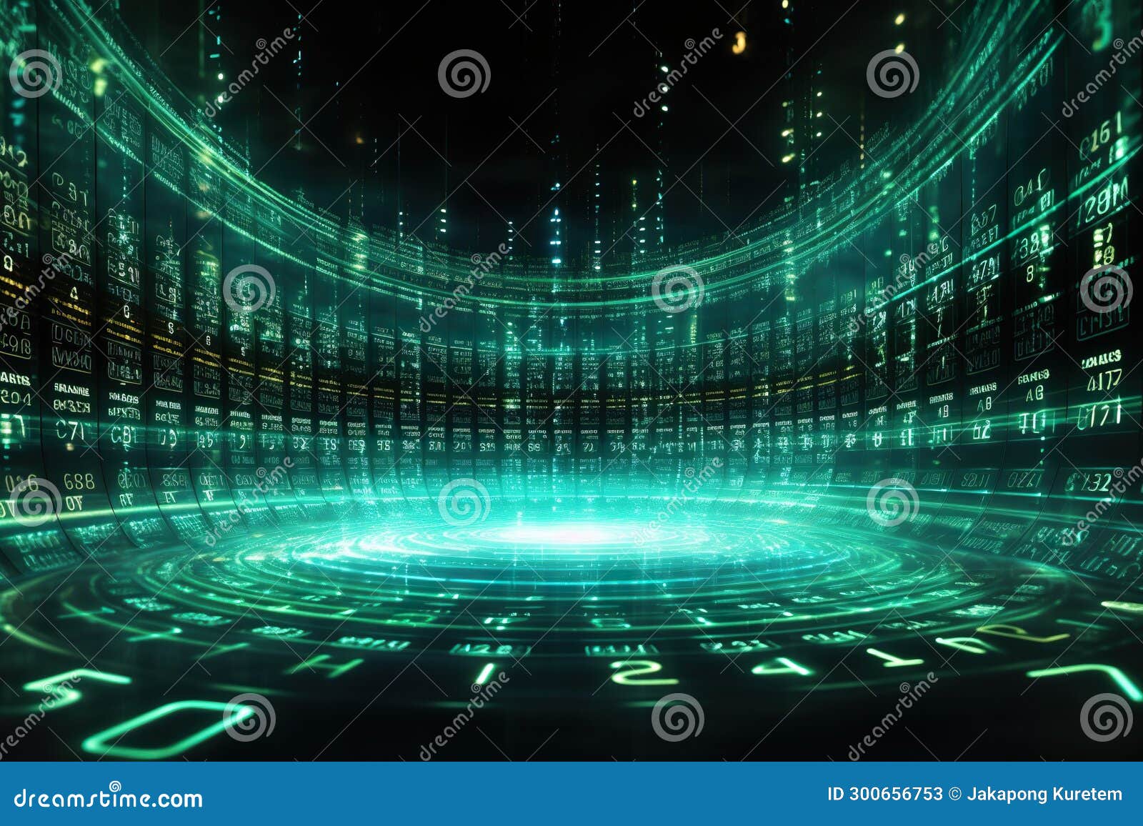A Rendering Of A Technology Data Binary Code Network Background Stock Image Image Of