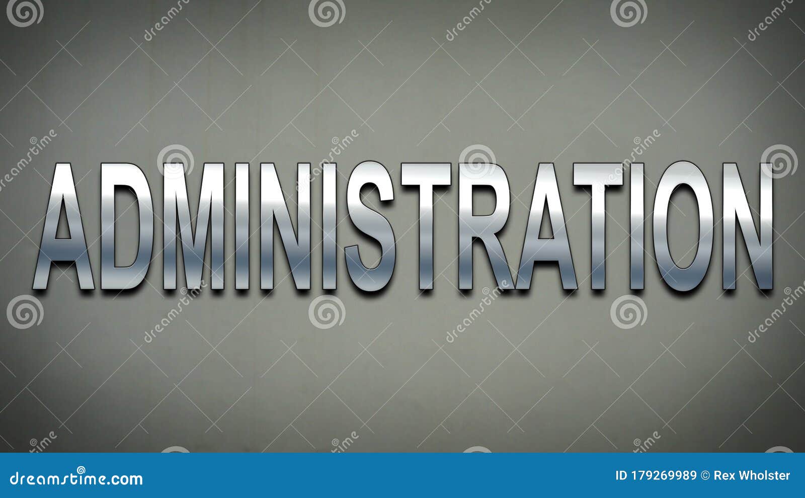 Wall Sign for ADMINISTRATION Stock Image - Image of business, letters ...