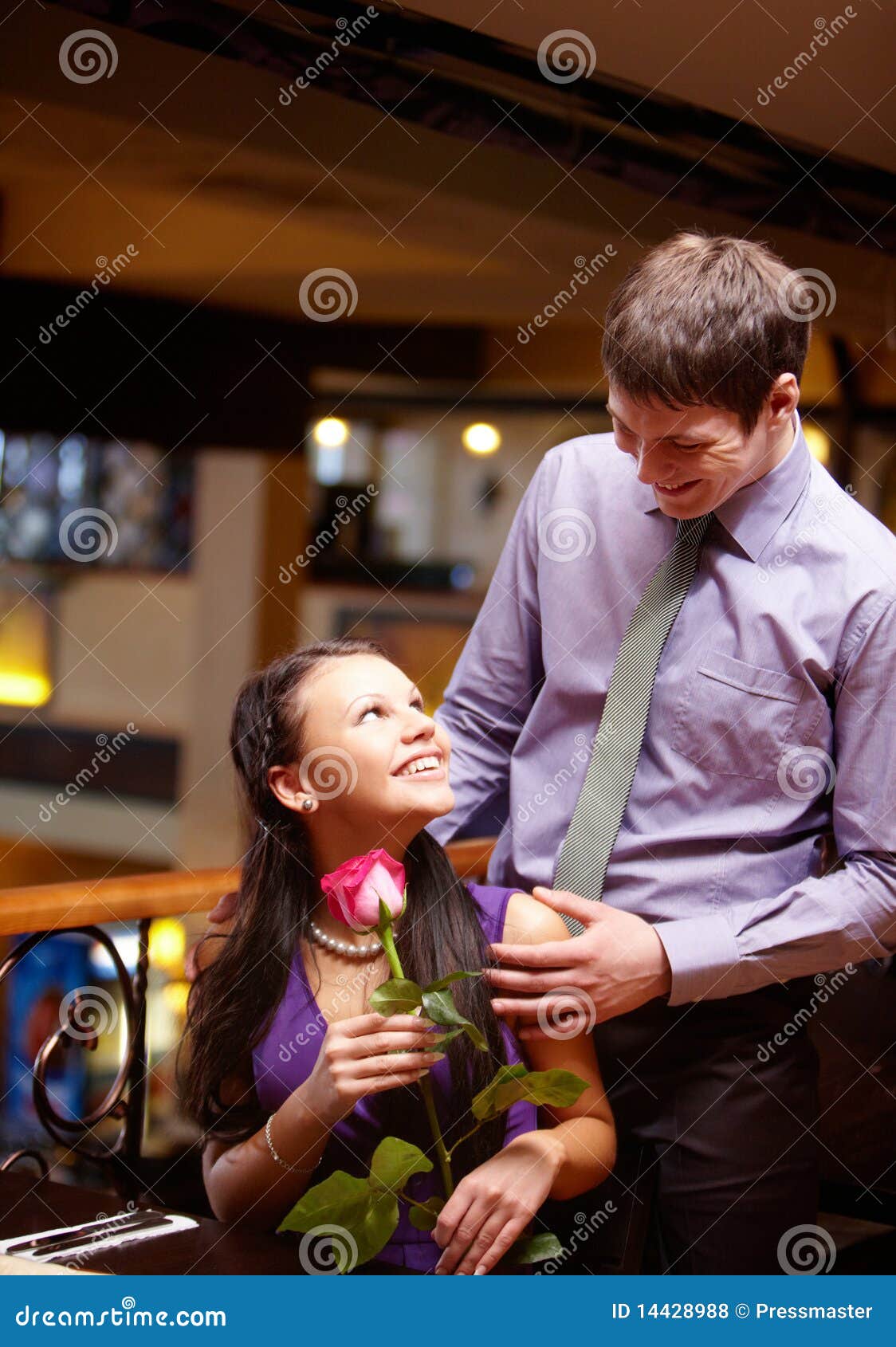 Rendezvous stock photo. Image of couple, love, flower - 14428988