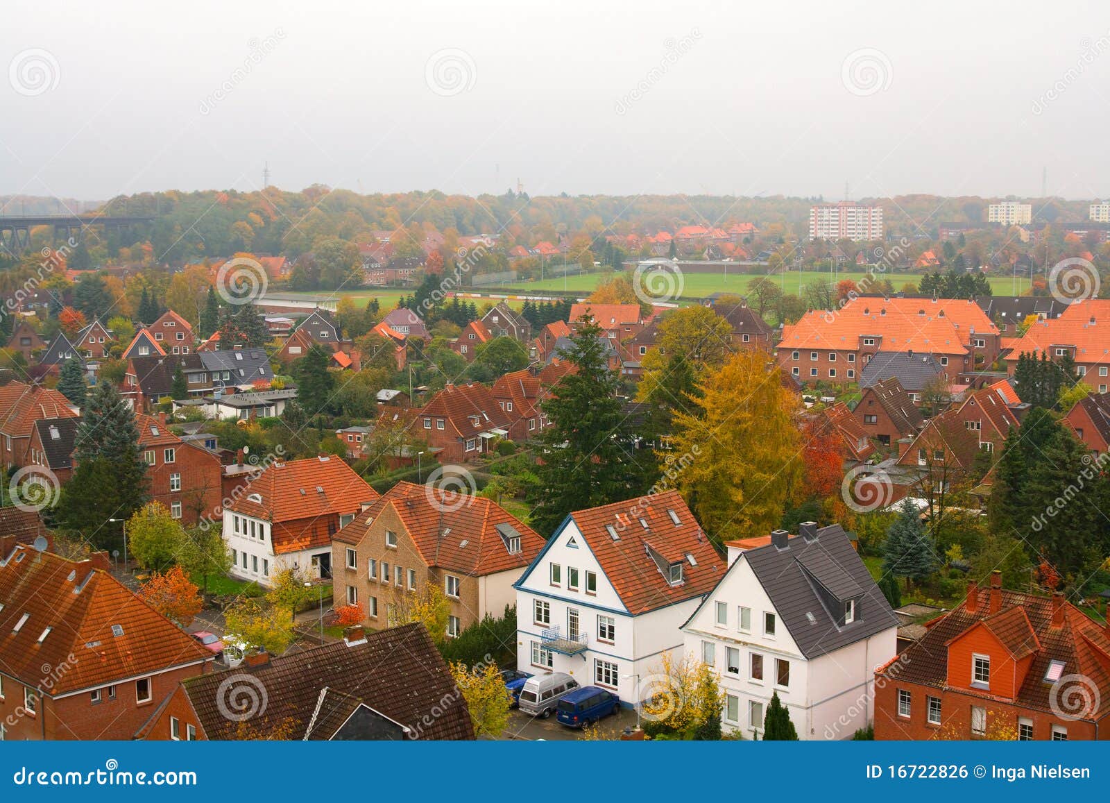 Rendsburg stock photo. Image of rainy, rain, mist, city - 16722826