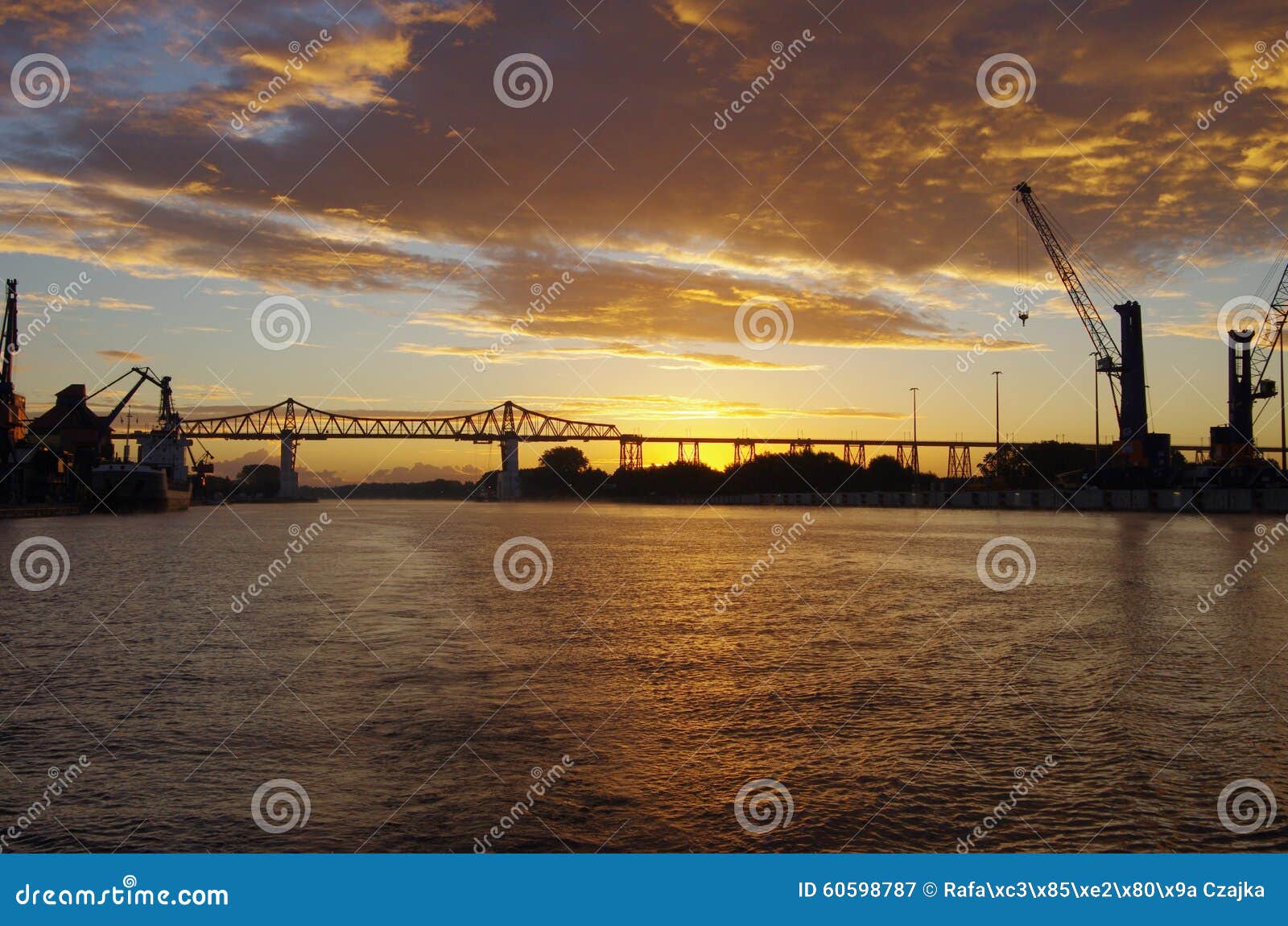 Rendsburg bridge. stock image. Image of wharf, bridge - 60598787