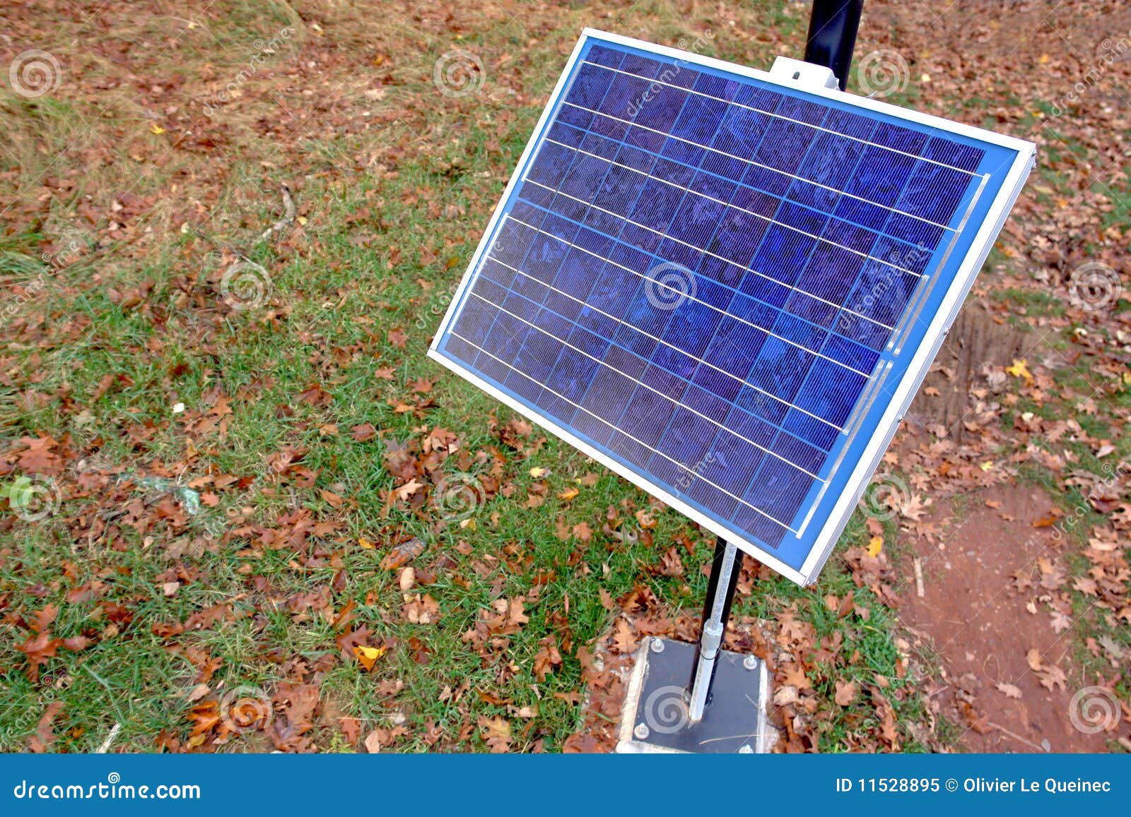 Renewable Clean Green Energy Solar Panel in Park Stock Image - Image of ...