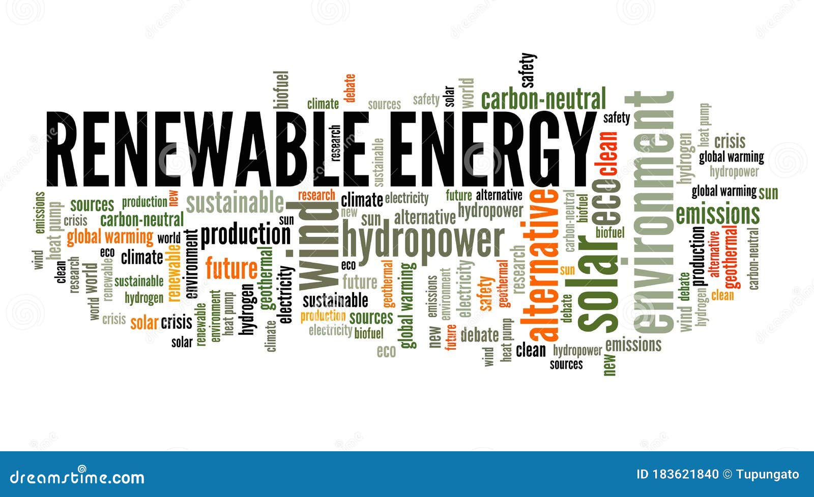 Renewable energy concept stock illustration. Illustration of problem ...