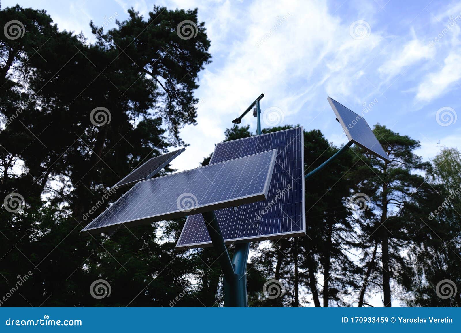 Renewable Energy Conception, SOLAR-CELL Tree Stock Image - Image of ...