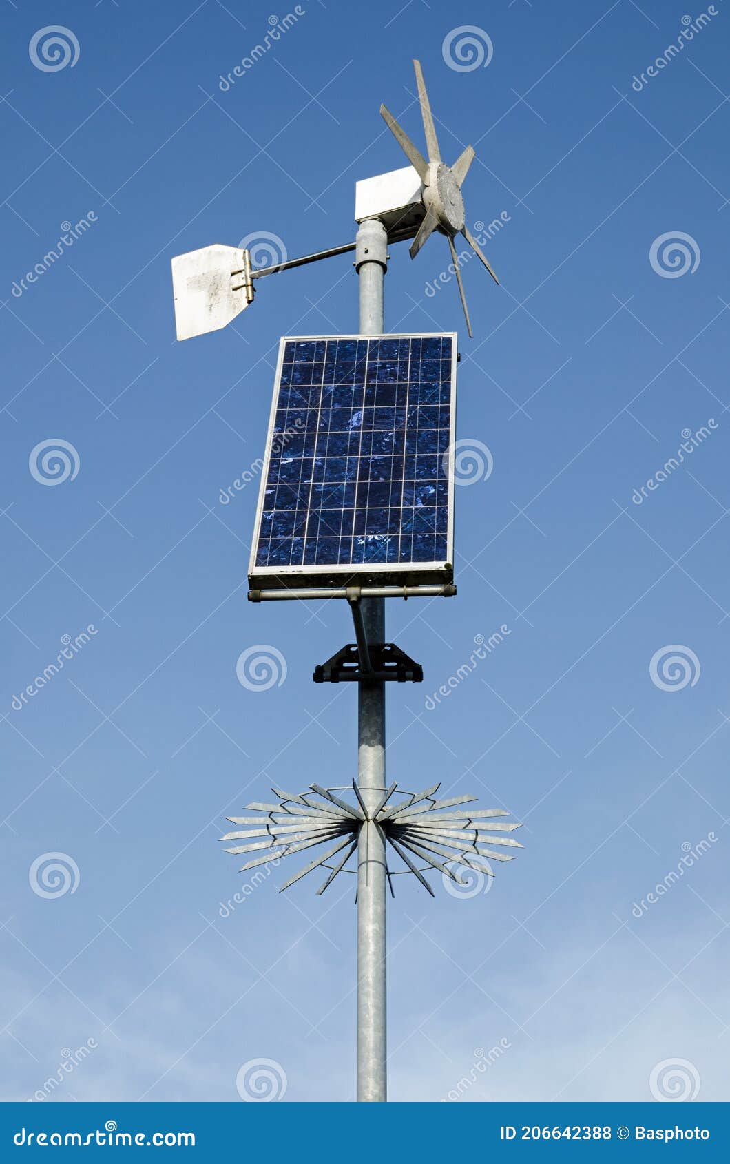 Renewable Energy generator stock photo. Image of solar - 206642388
