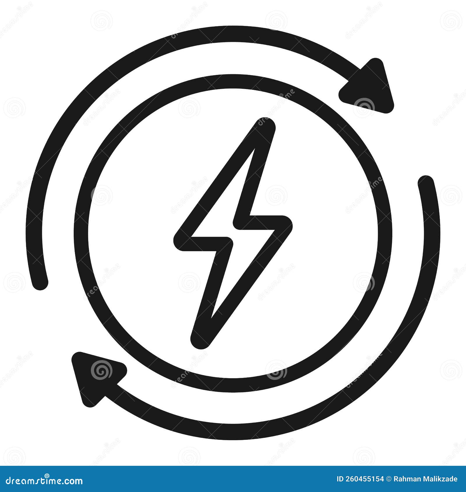 Renewable Energy Line Icon. Solar Energy Vector Illustration Stock ...