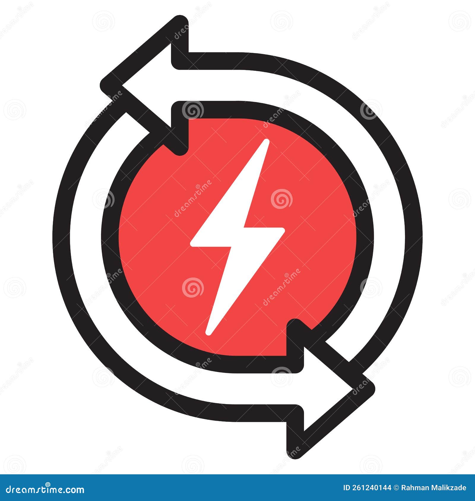 Renewable Energy Line Icon. Solar Energy Vector Illustration Stock ...
