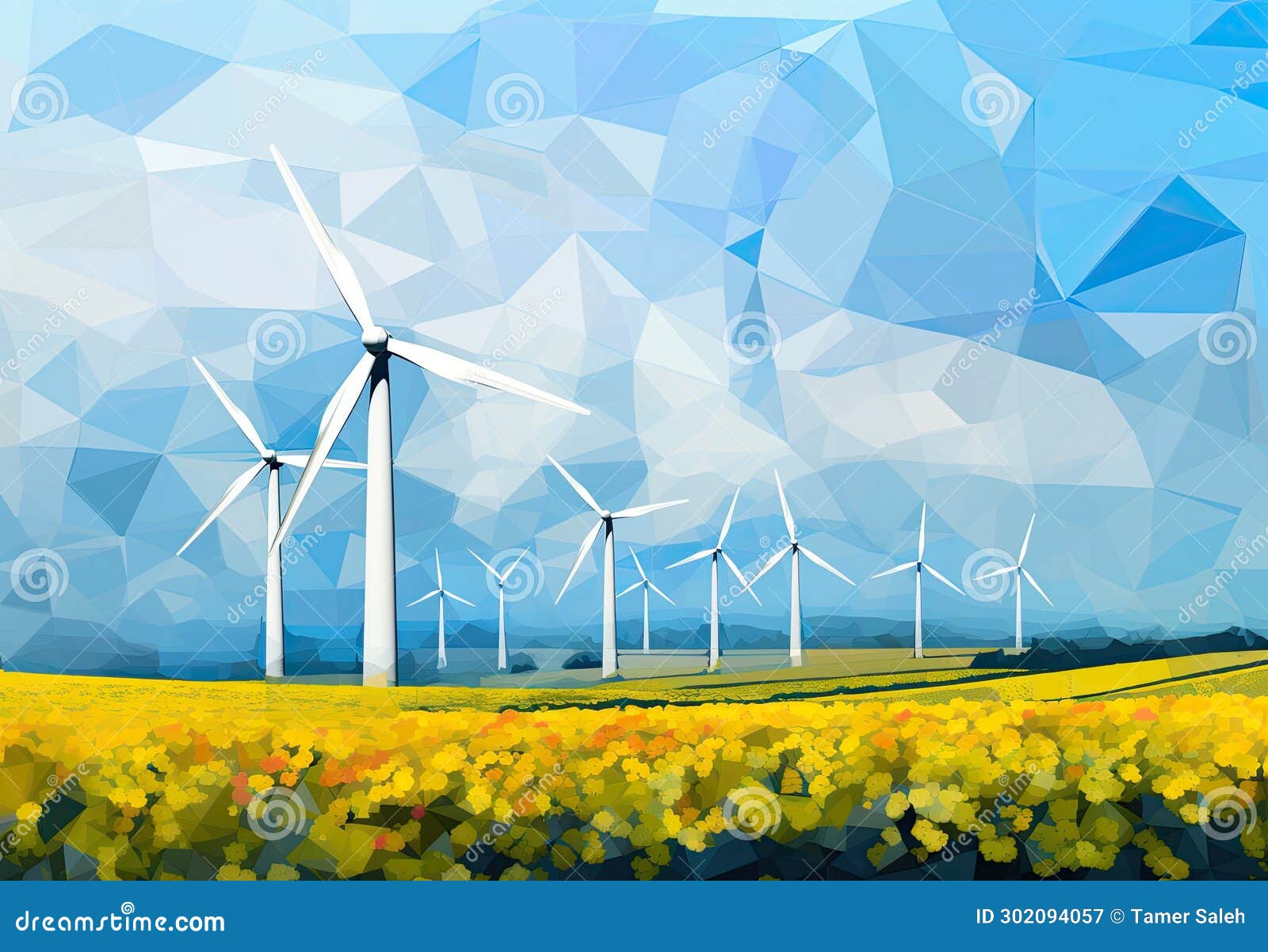 Renewable Energy Llustration Design Stock Illustration - Illustration ...