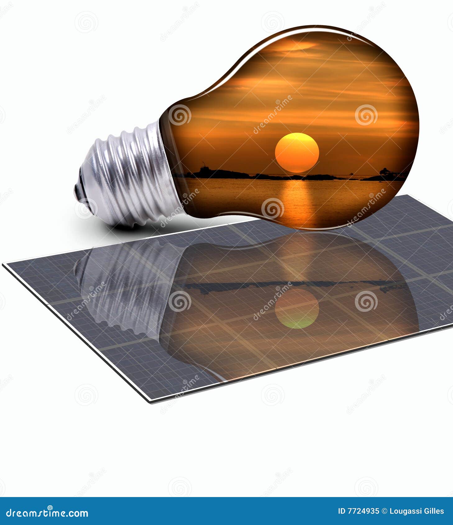 Renewable Energy for the Protection of Planet Stock Illustration ...