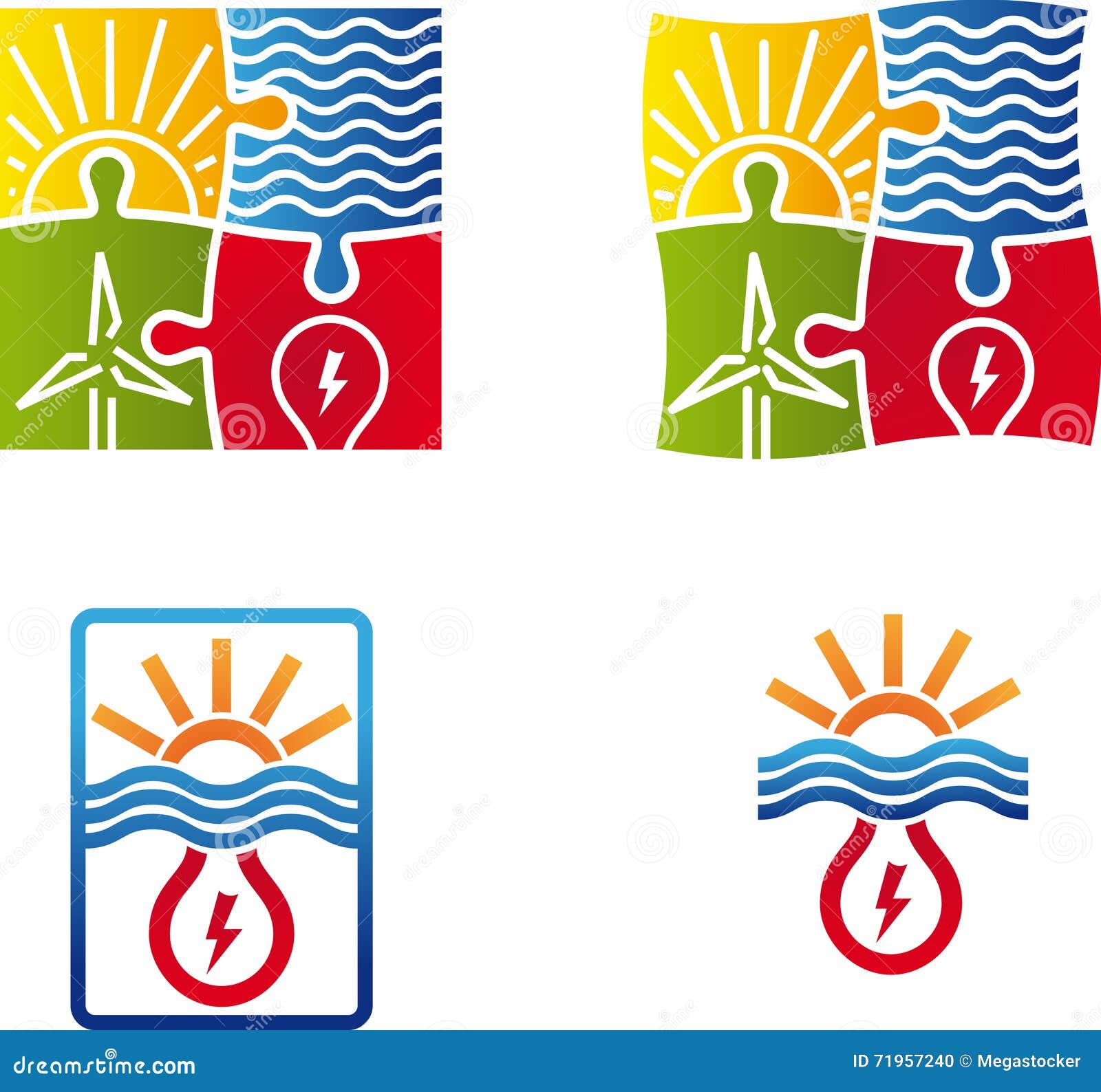 Renewable Energy Vector Sign Stock Vector - Illustration of alternative ...