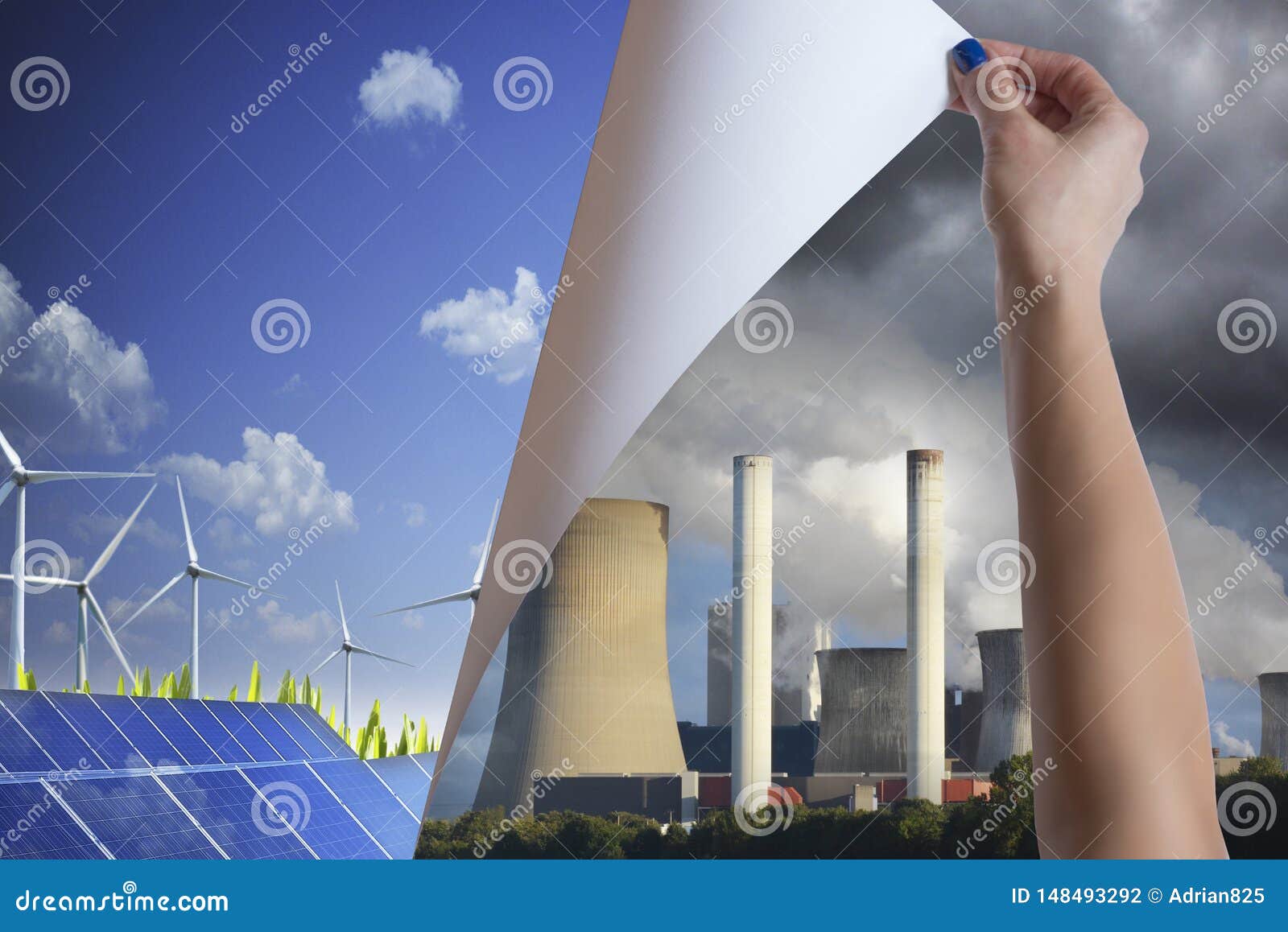 Renewable Energy from Wind and Sun Versus Conventional Polluting Energy ...