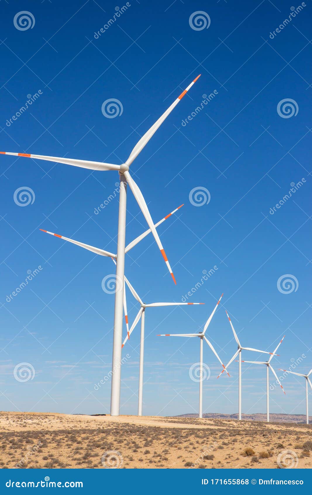 Renewable Energy Wind Turbines Jordan Stock Photo - Image of jordan ...
