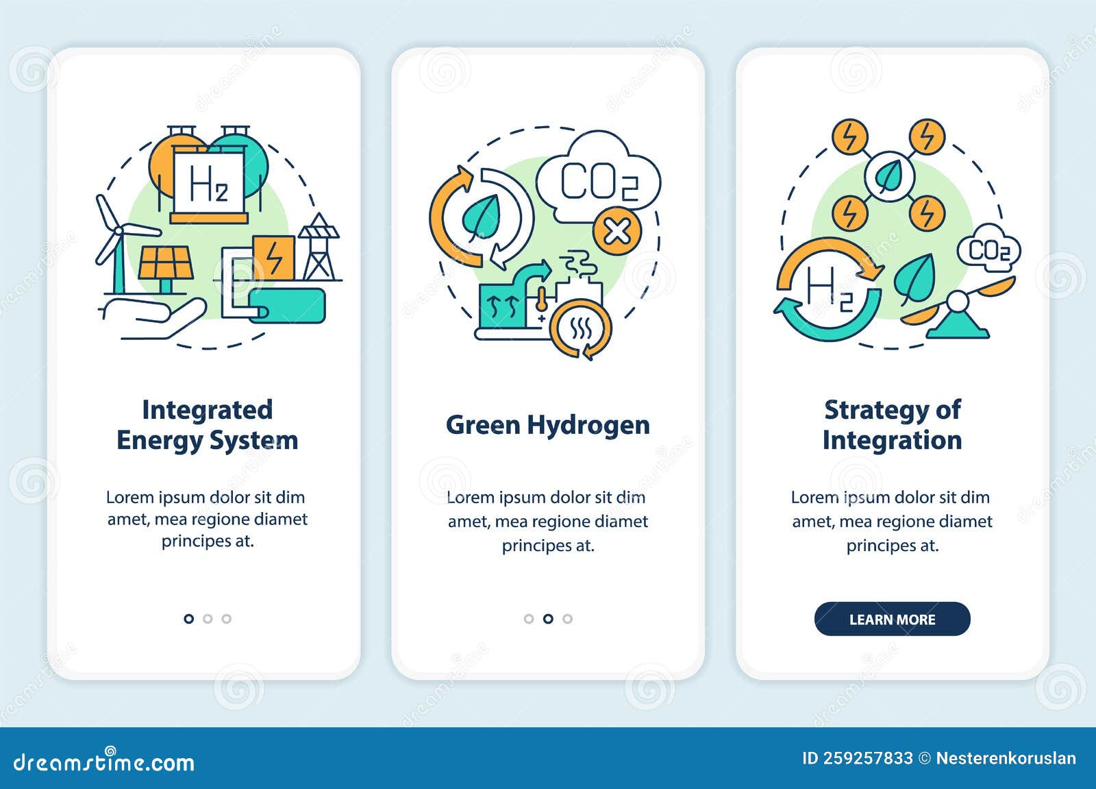 Renewable Hydrogen Onboarding Mobile App Screen Stock Vector ... Renewable Hydrogen Onboarding Mobile App Screen Stock Vector ...