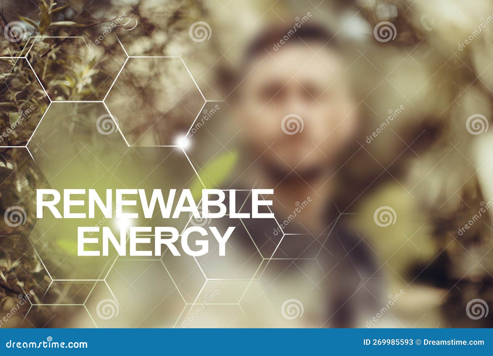 Unrecognizable Man Outdoors Looking To Future and Solving Problems of ...