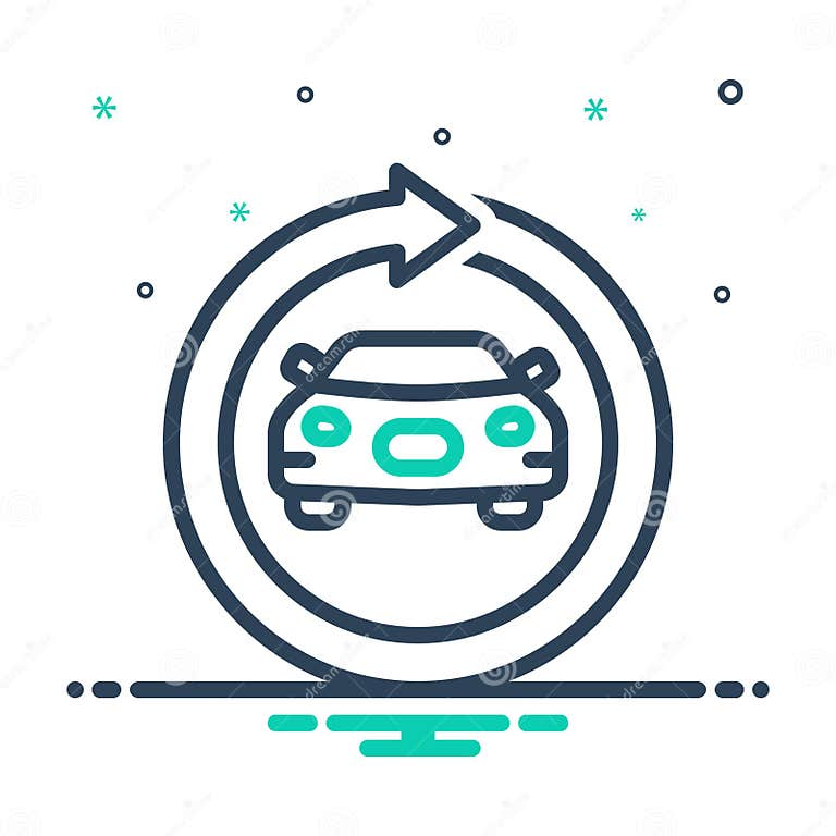 Mix Icon for Renewal, Renovation and Repetition Stock Vector ...