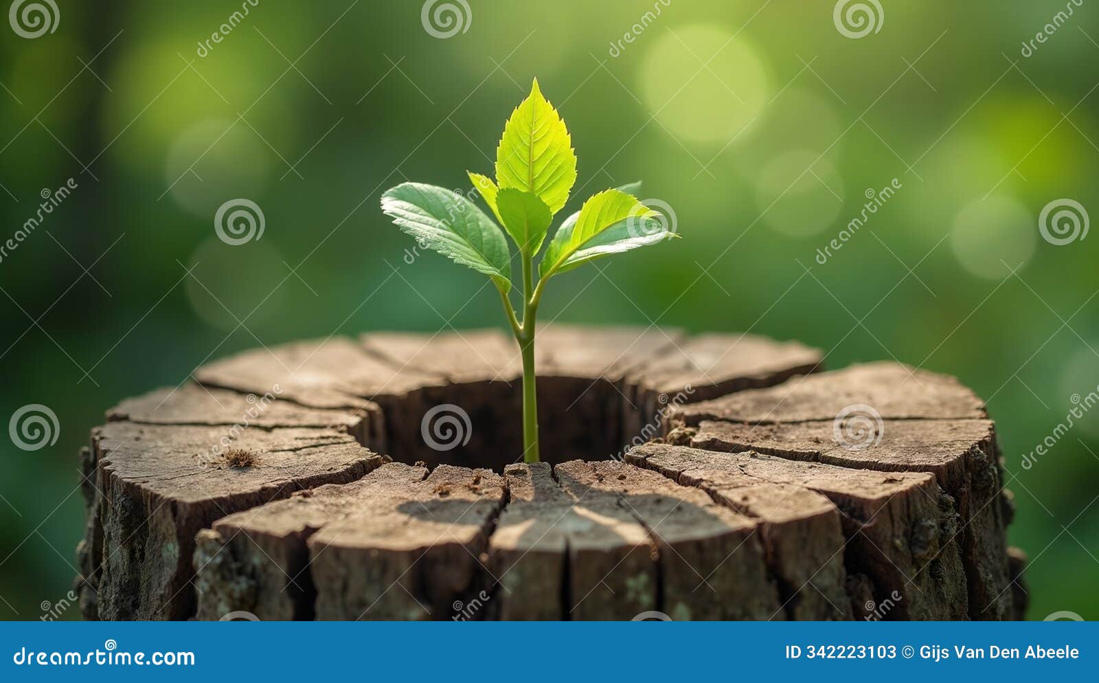 Decaying Tree Trunk In Swamp Jungle Landscape Element Cartoon Vector ...