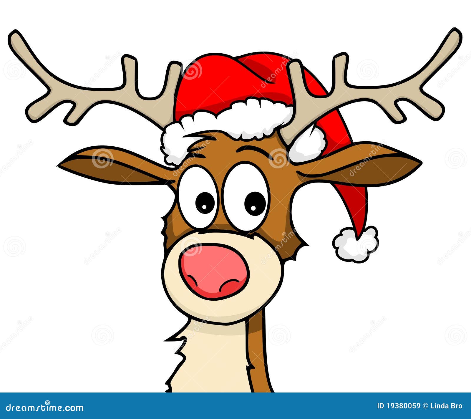 Renifer ilustracja wektor. Ilustracja złożonej z komiczka - 19380059