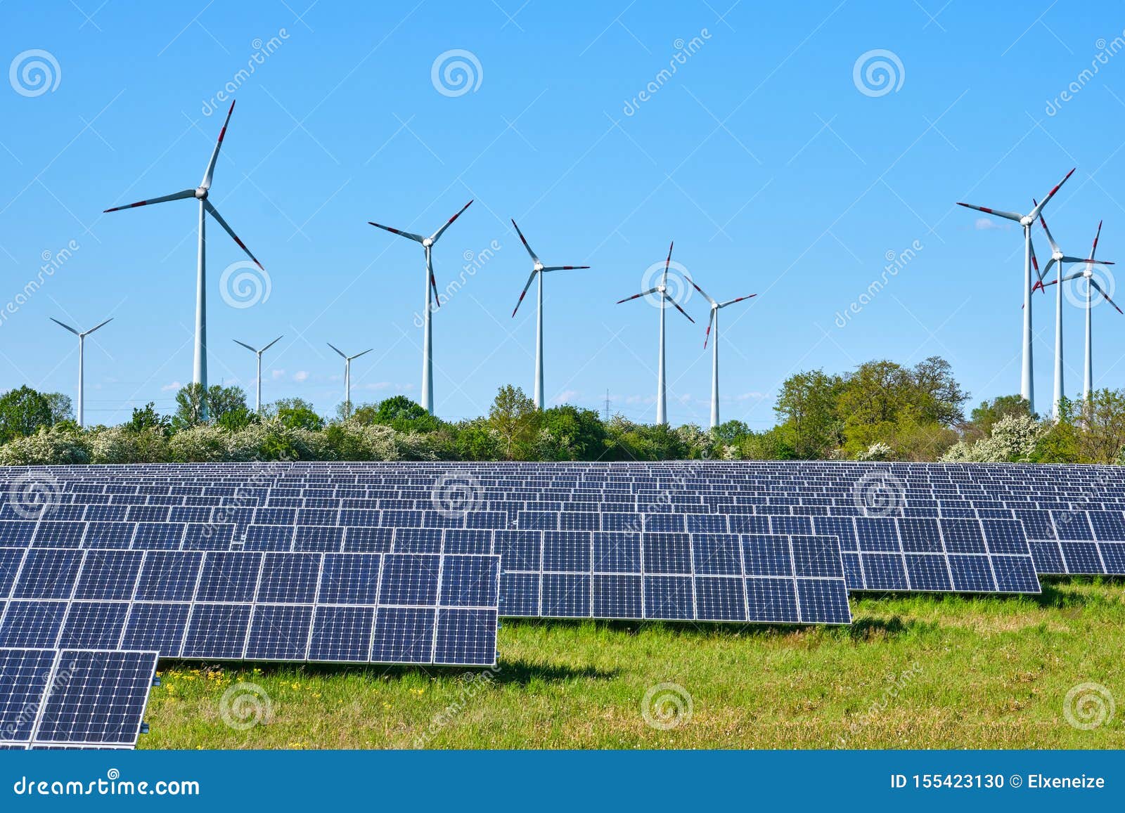 Rennewable Energy Generation Stock Photo - Image of industry ...